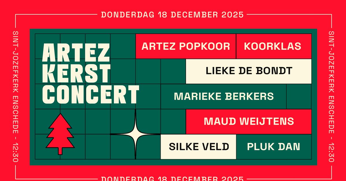 ArtEZ Kerstconcert — studenten en docenten ArtEZ Conservatorium Enschede | Wilminktheater en ...
